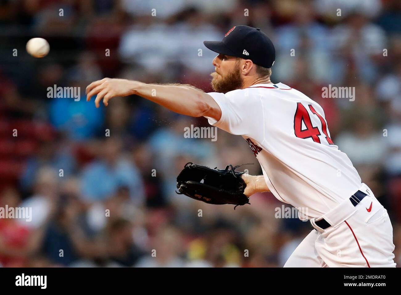 Boston Red Sox's Chris Sale pitches against the Minnesota Twins during ...