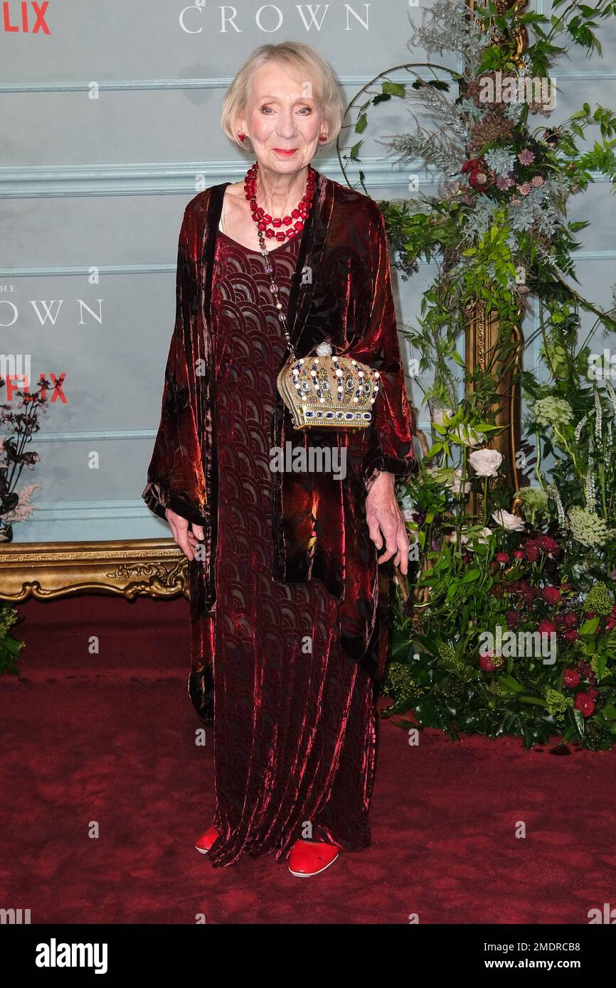 Marcia Warren photographed during the World Premiere of 'The Crown ...