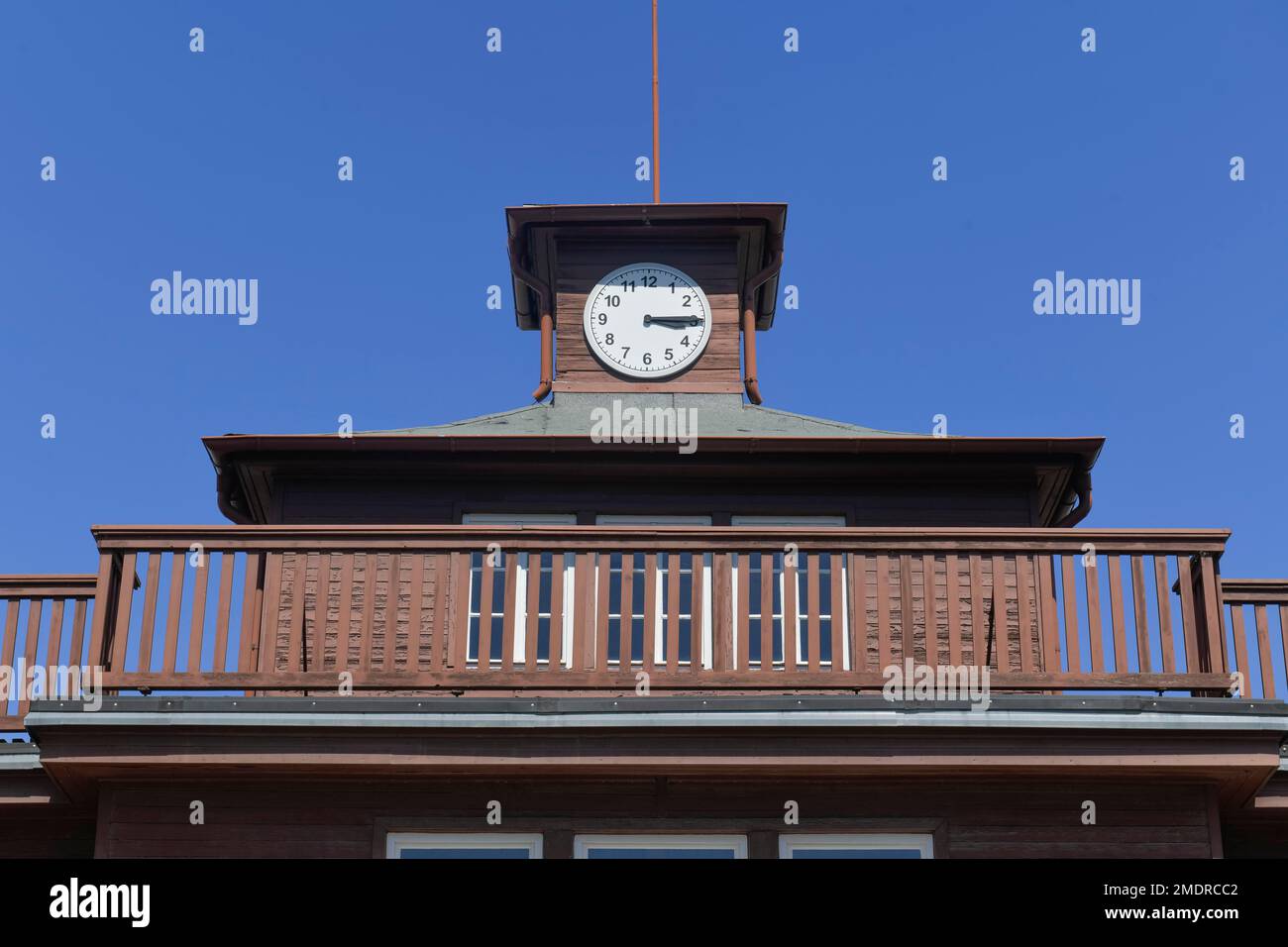 Camp gate, beech forest Concentration Camp Memorial, Thuringia, Germany ...