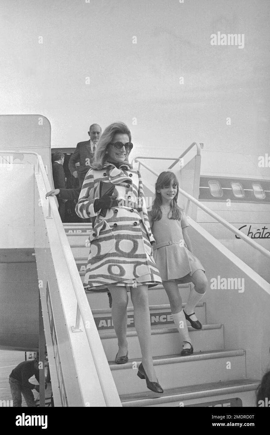 Princess Lee Radziwill and her daughter Anna Christina are pictured ...