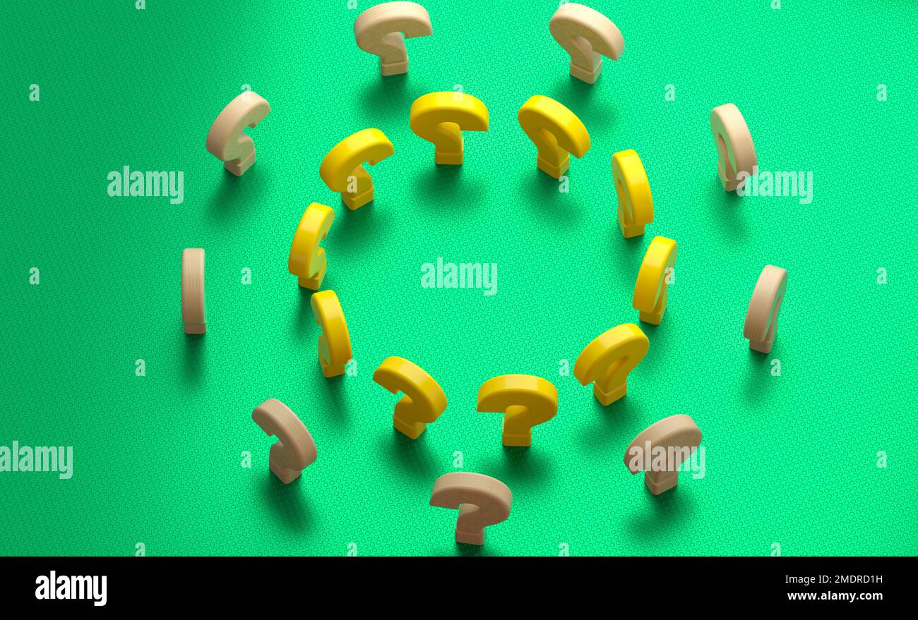 Question mark and confusion Stock Photo - Alamy