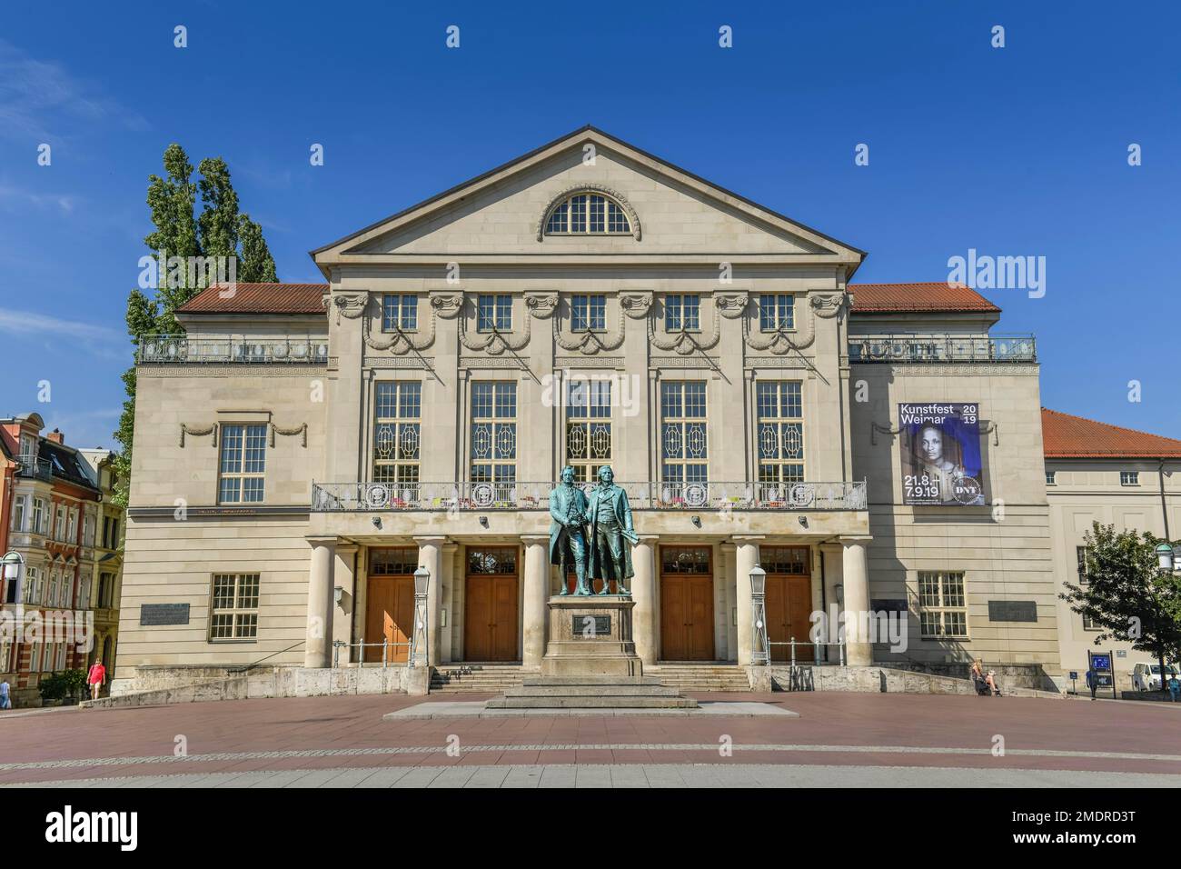 German National Theatre, Theaterplatz, Weimar, Thuringia, Germany Stock ...
