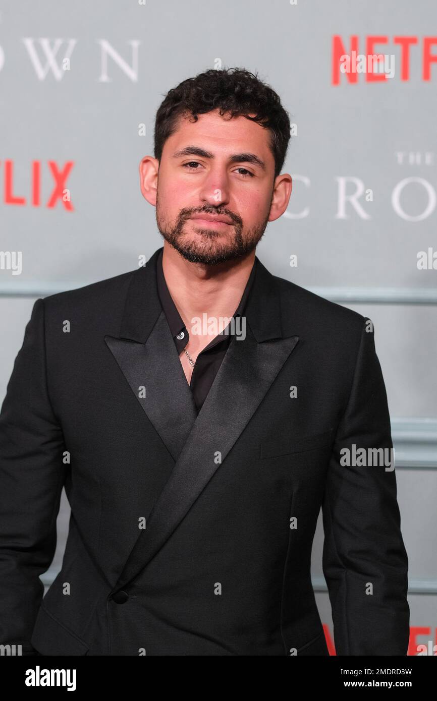 Amir El Masry photographed during the World Premiere of 'The Crown ...