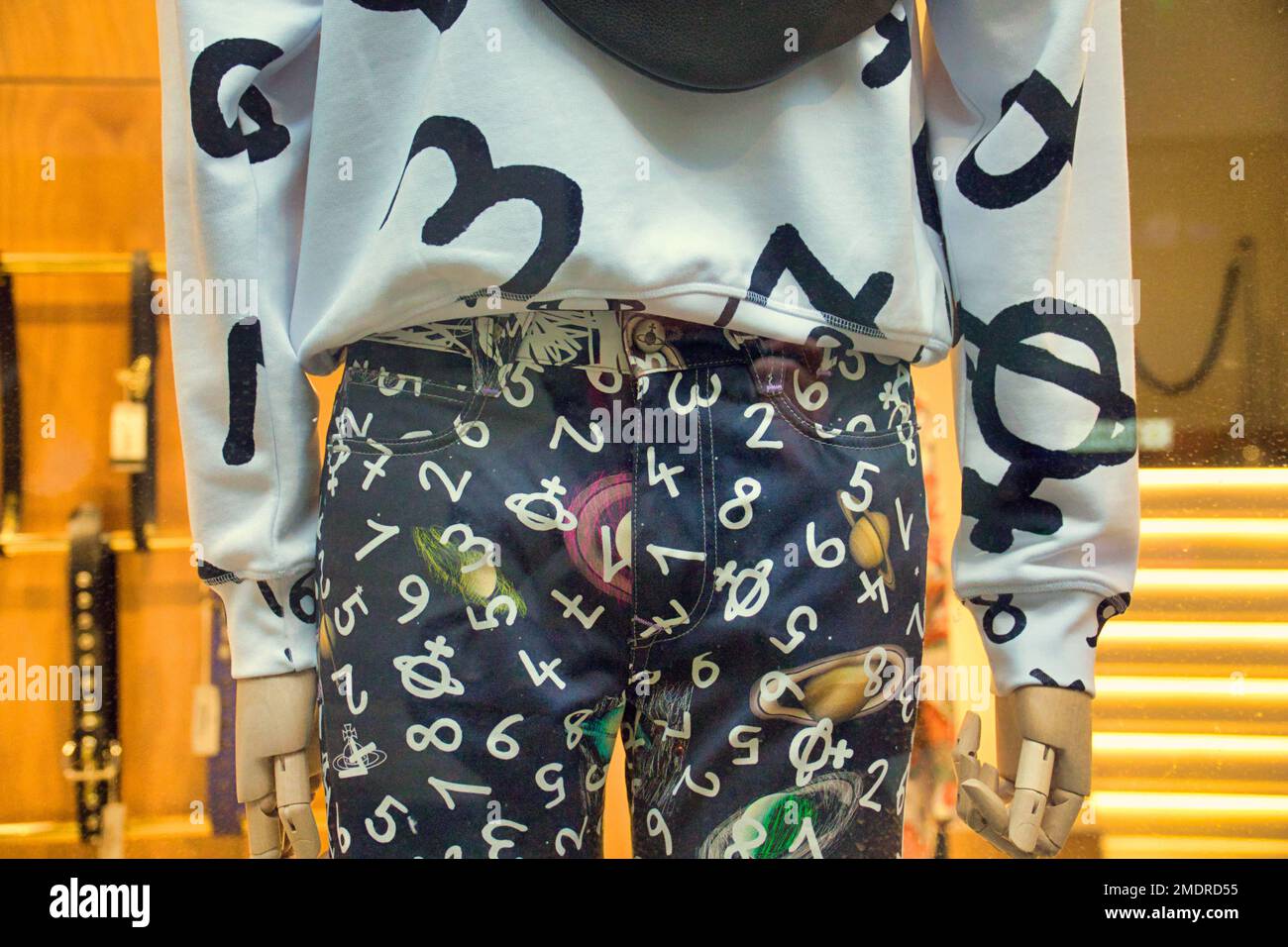 window display Vivienne Westwood designs iconic fashion Glasgow ...