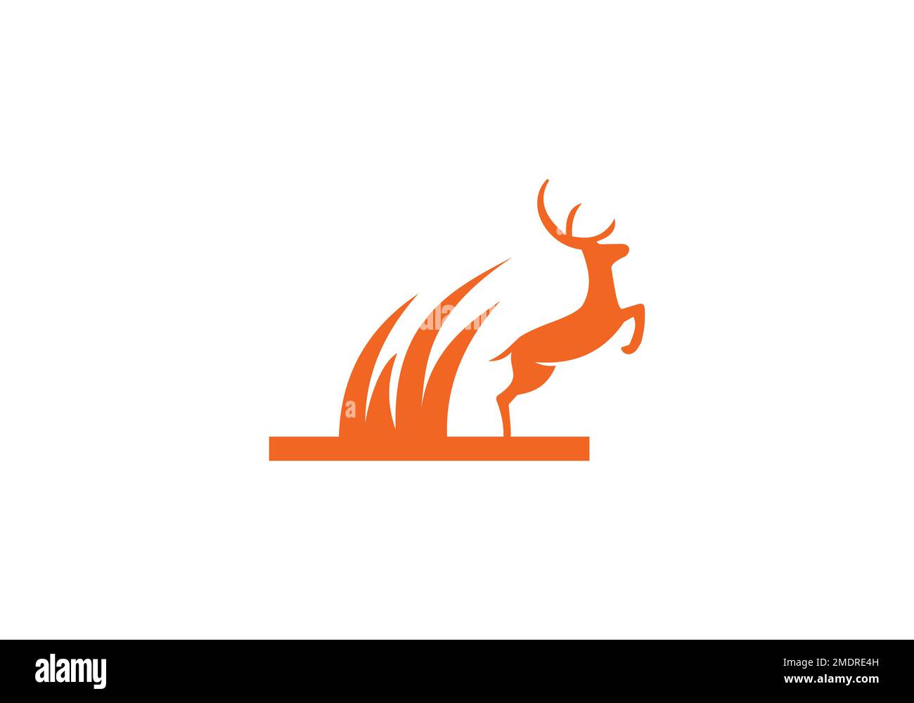 this is deer logo design Stock Vector Image & Art - Alamy