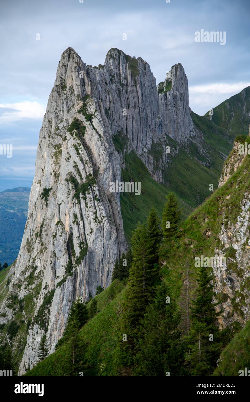 spectacular mountain formations of switzerland Stock Photo - Alamy