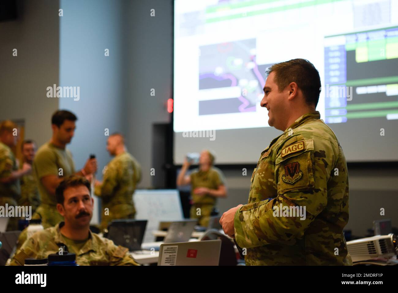U.S Air Force Capt. Thomas De Maio, assistant judge advocate general ...