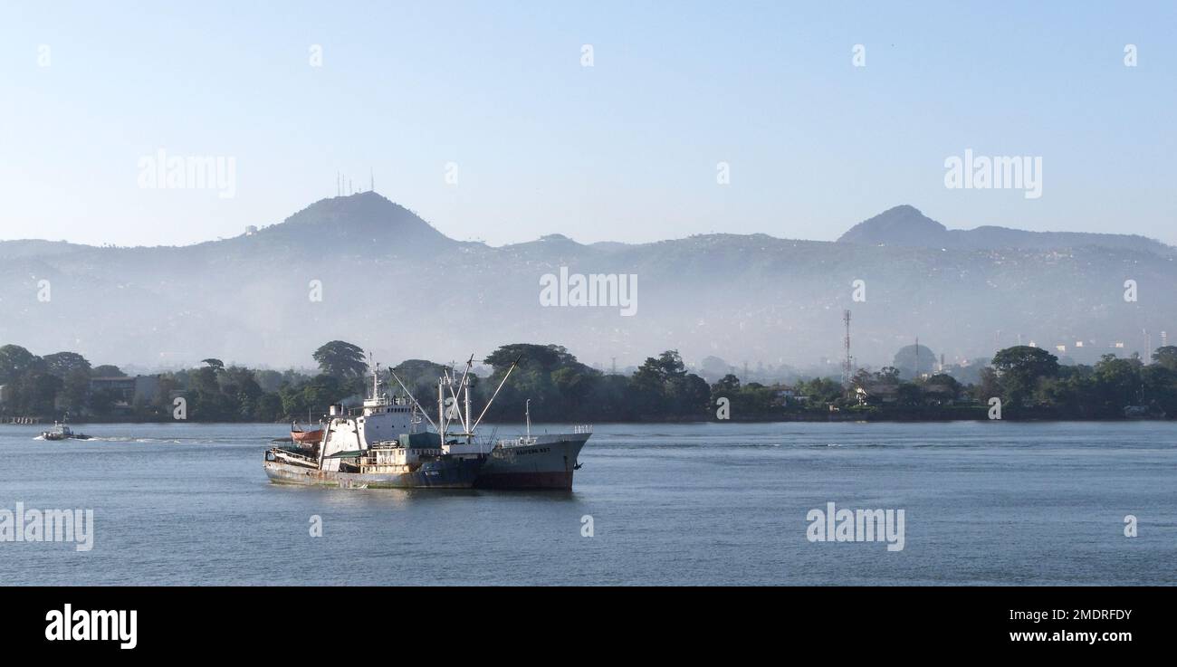 Freetown sierra leone aerial hi-res stock photography and images - Alamy
