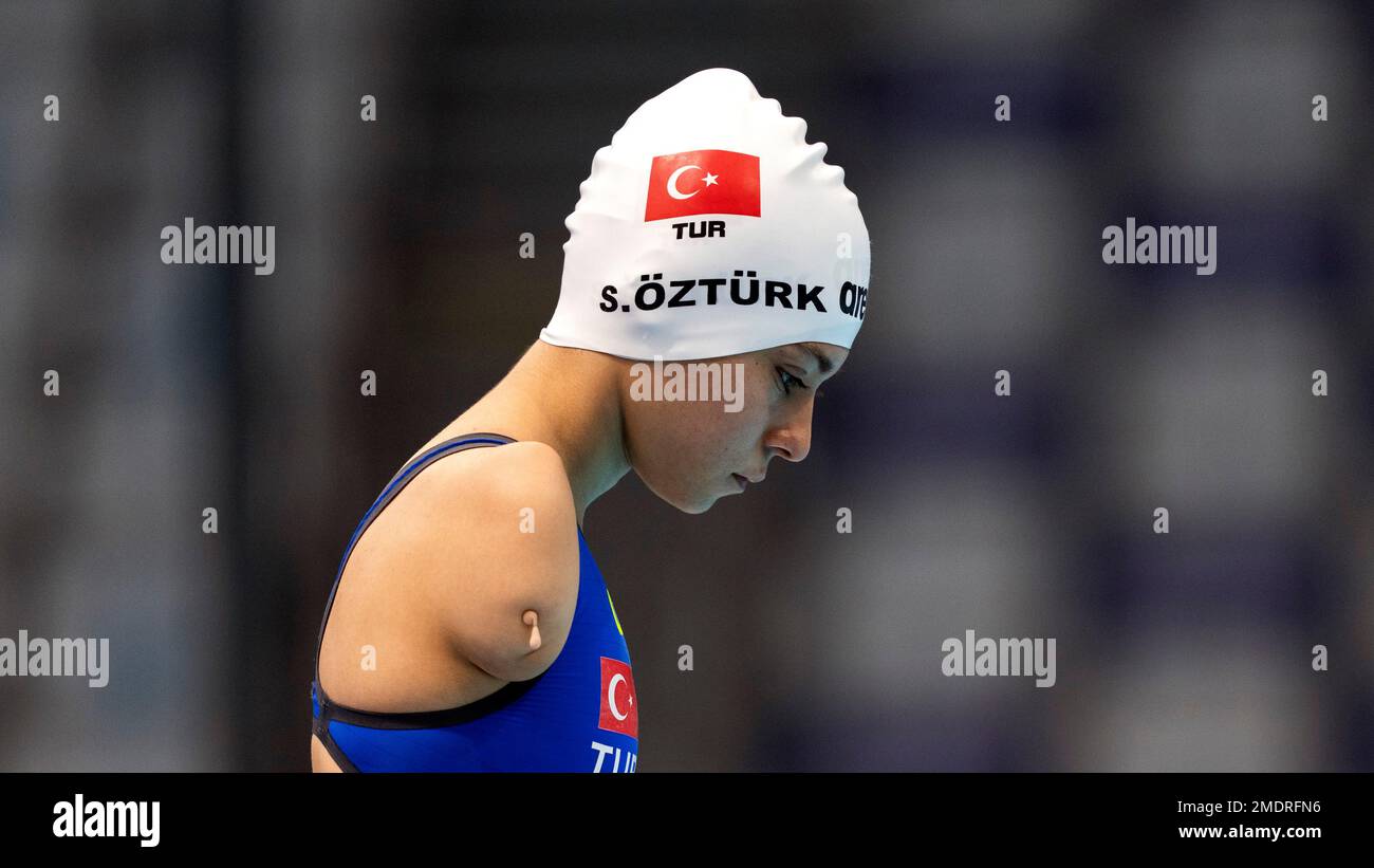 Sevilay Ozturk, from Turkey, competes at Women's 200m Freestyle - S5 ...