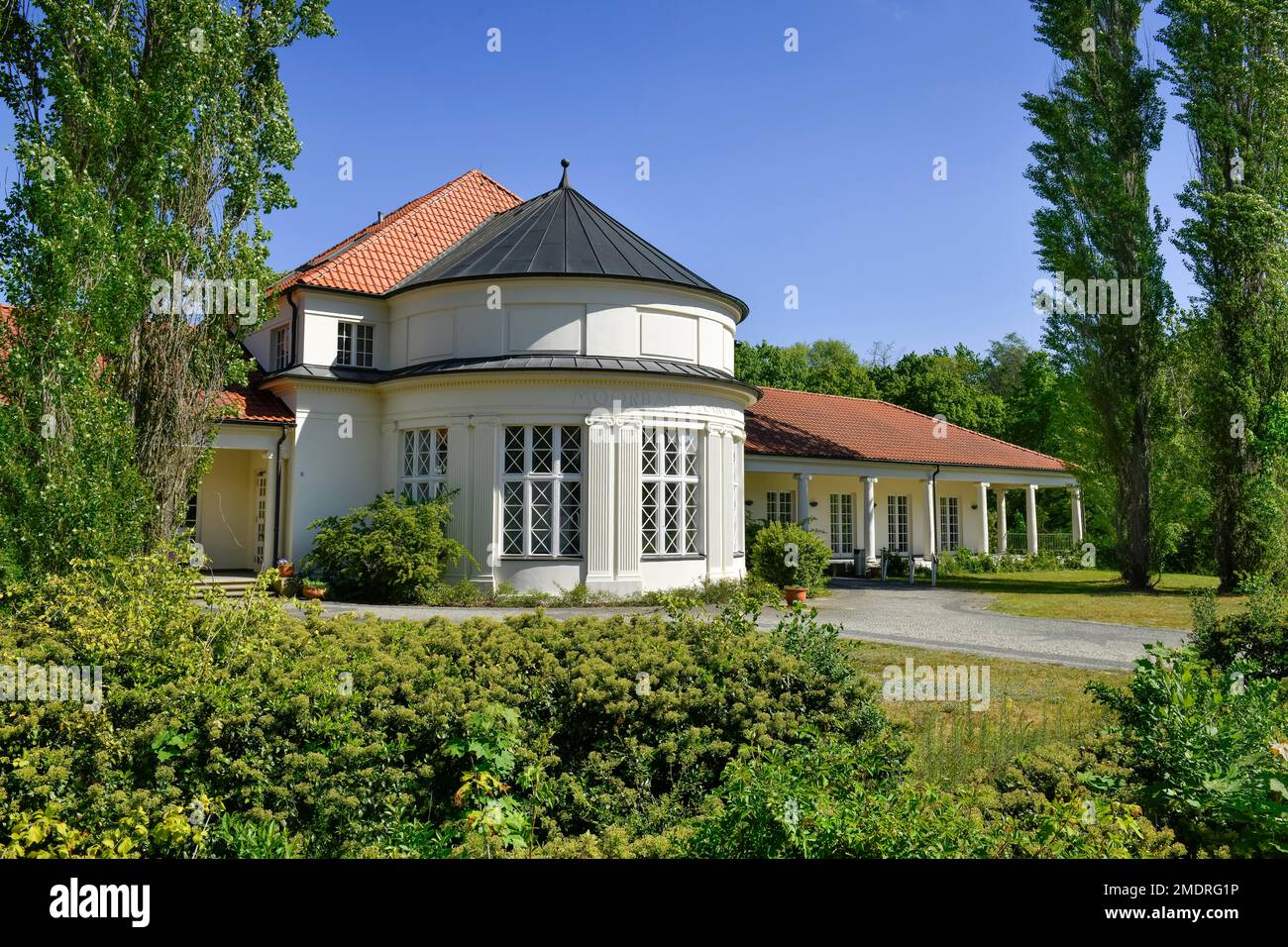 Historic Moorbad building, SaarowCentrum, Ulmenstrasse, Bad Saarow ...