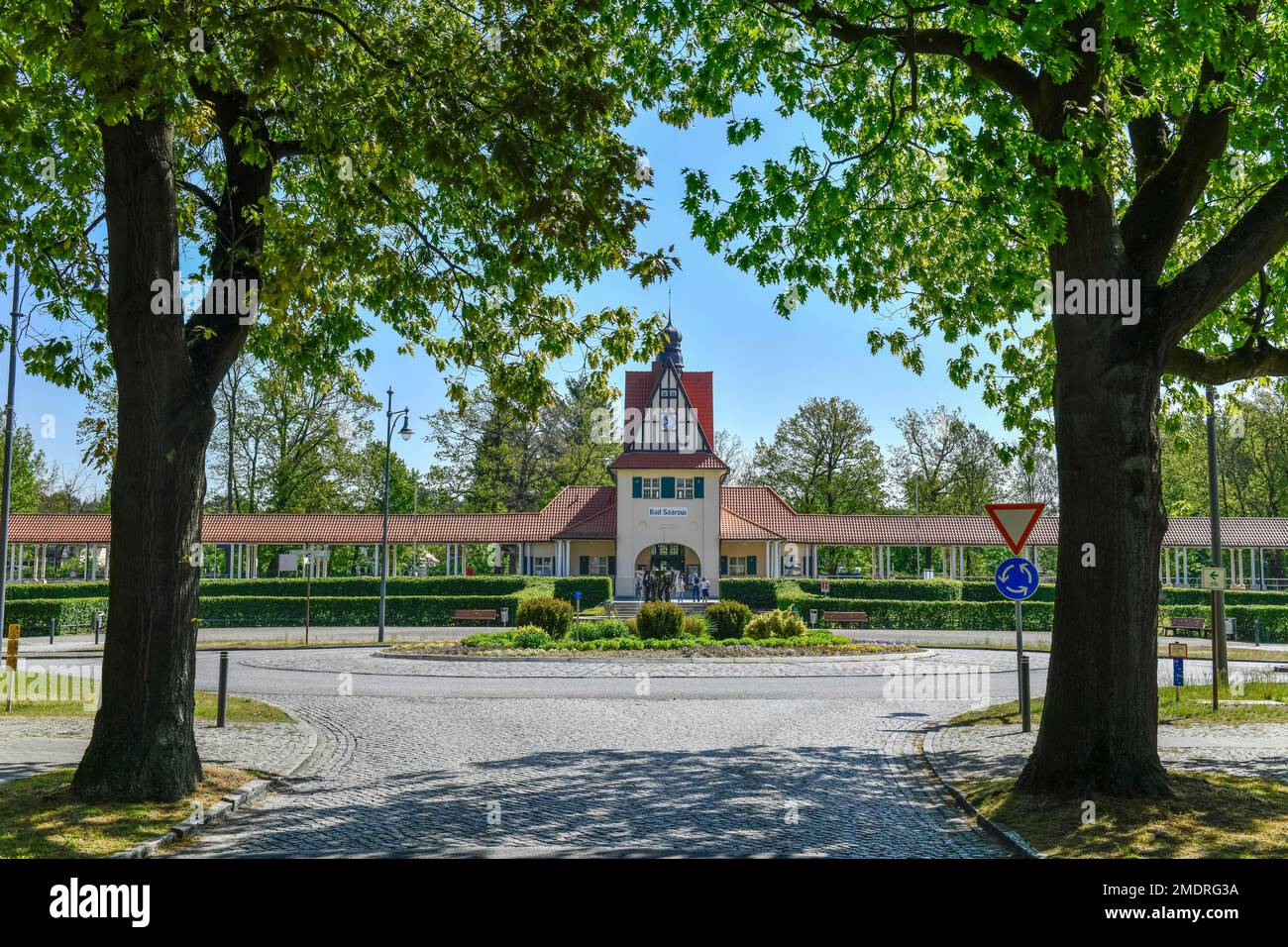 Station, Bahnhofsplatz, Bad Saarow, Brandenburg, Germany Stock Photo ...