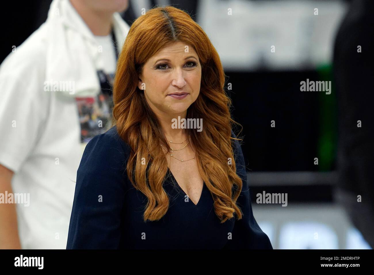 FILE - In this July 20, 2021, file photo, ESPN reporter Rachel Nichols ...