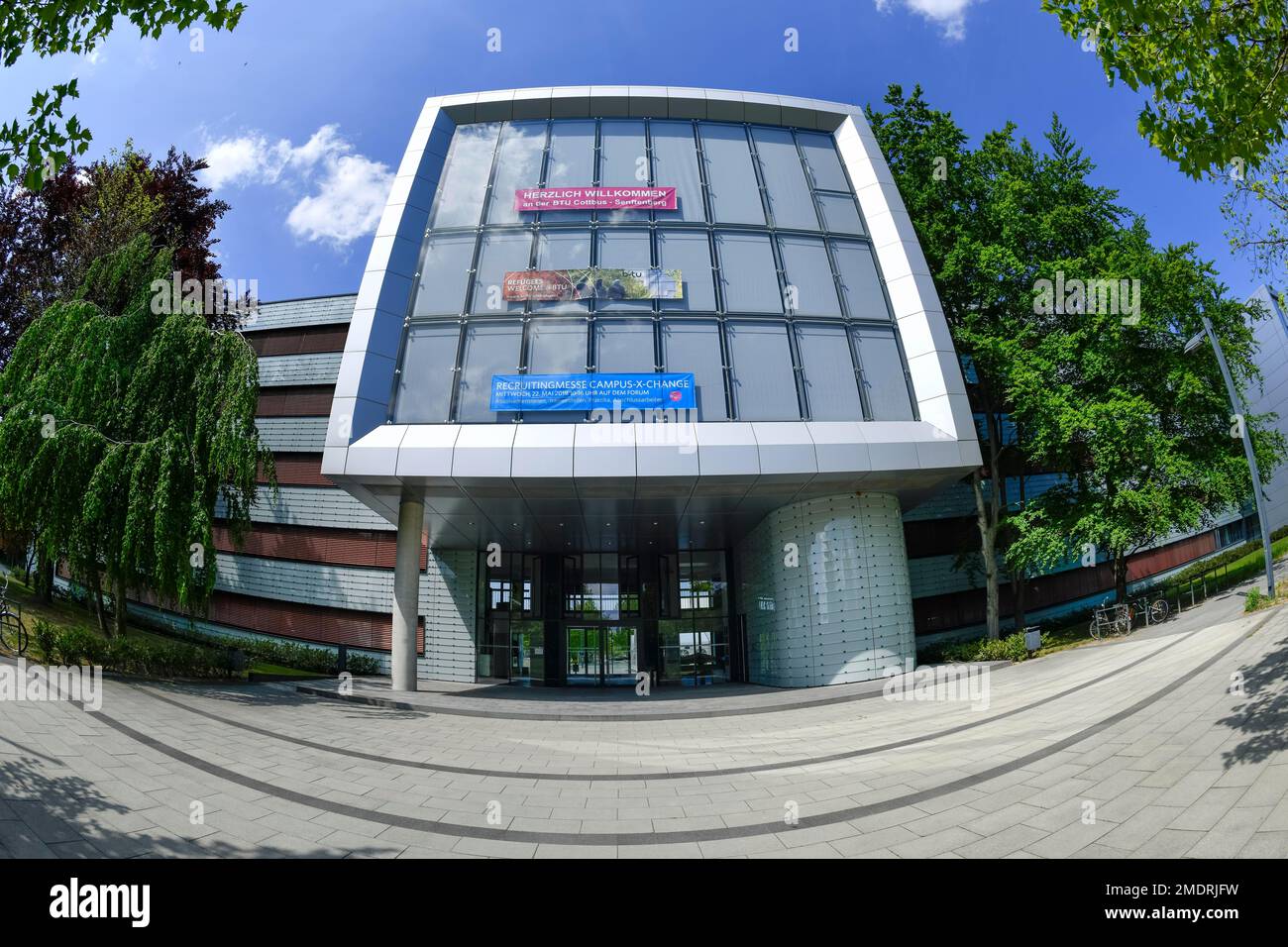 Main building, BTU Brandenburg University of Technology Cottbus ...