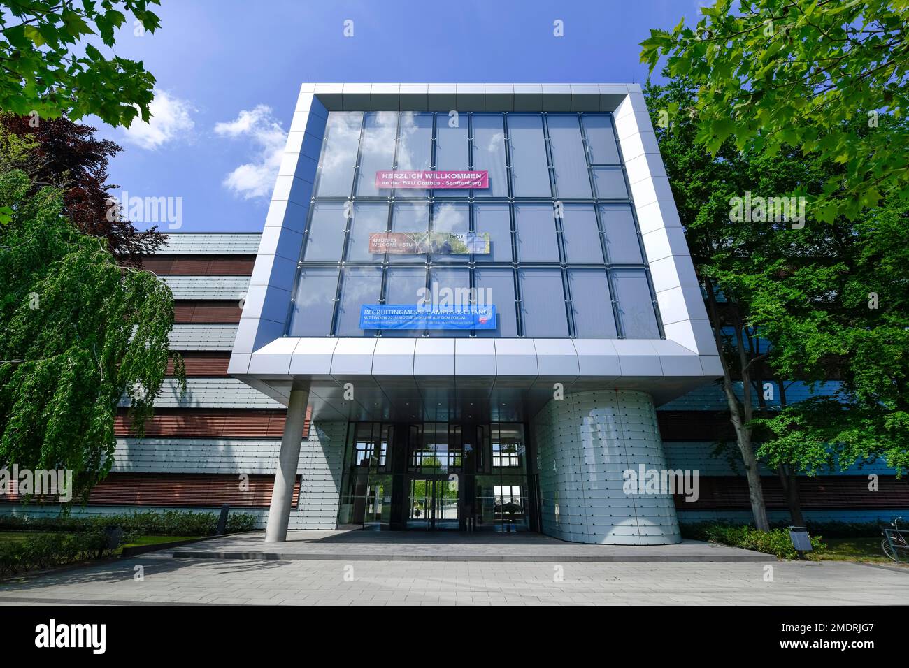 Main building, BTU Brandenburg University of Technology Cottbus ...
