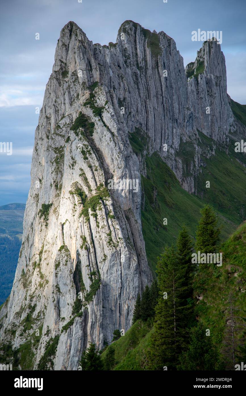 spectacular mountain formations of switzerland Stock Photo - Alamy