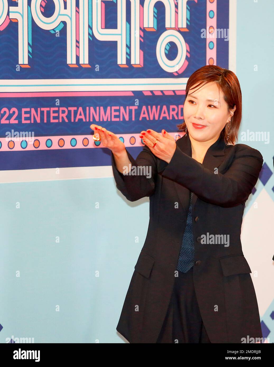 Shin Bong-Sun, Dec 29, 2022 : Comedian Shin Bong-Sun attends the red carpet event of the MBC ...