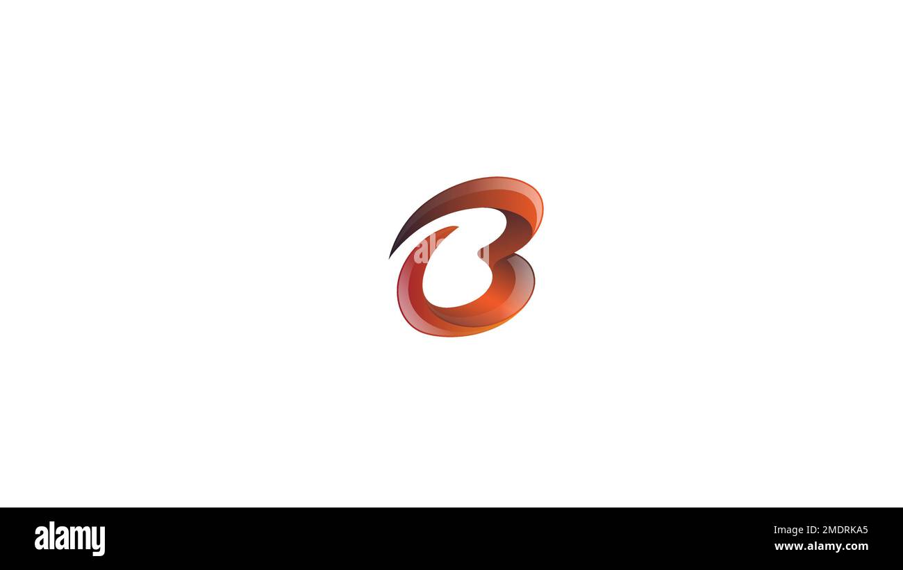 Creative Colorful B Letter Gradient Alphabet Logo Vector Stock Vector ...