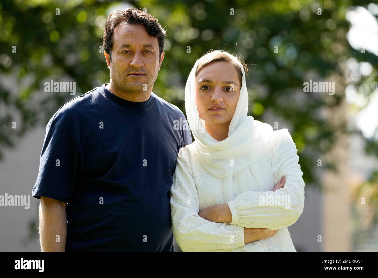 Zarifa Ghafari, right, former mayor of Maidan Shahr and Afghan women's ...