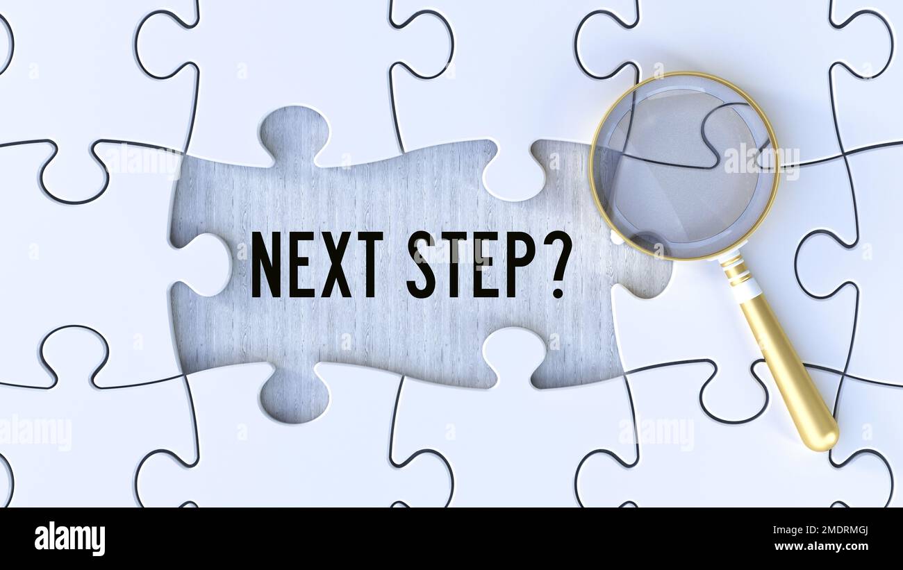 Next step bubble Stock Photo - Alamy