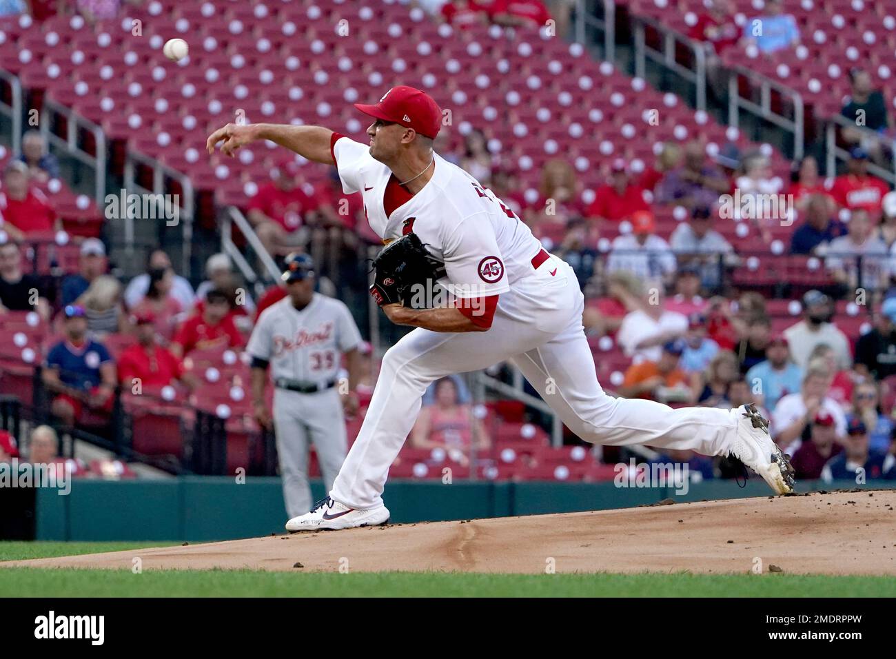 St. Louis Cardinals starting pitcher Jack Flaherty throws during the ...