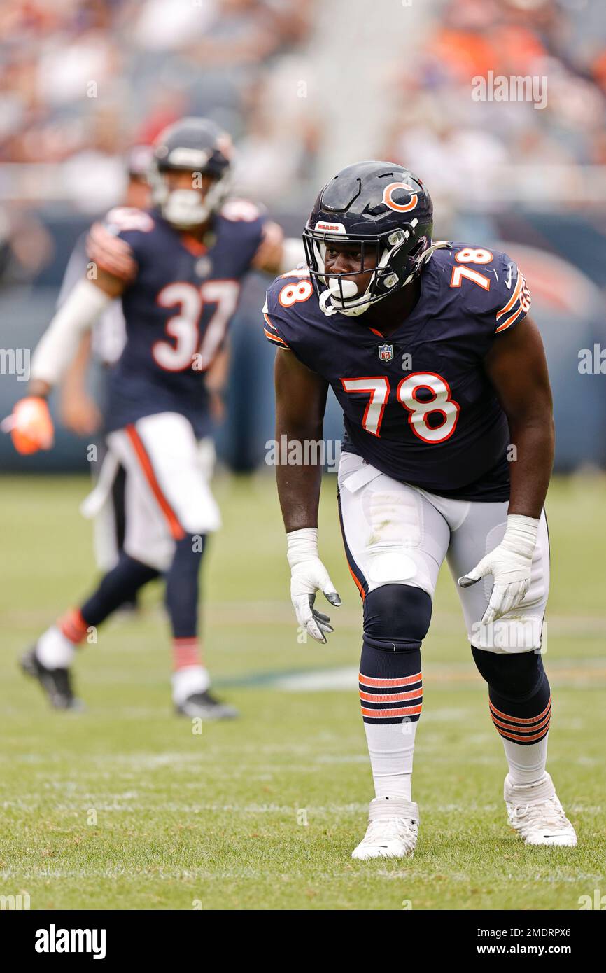 Chicago Bears defensive end Sam Kamara (78) in action against the ...