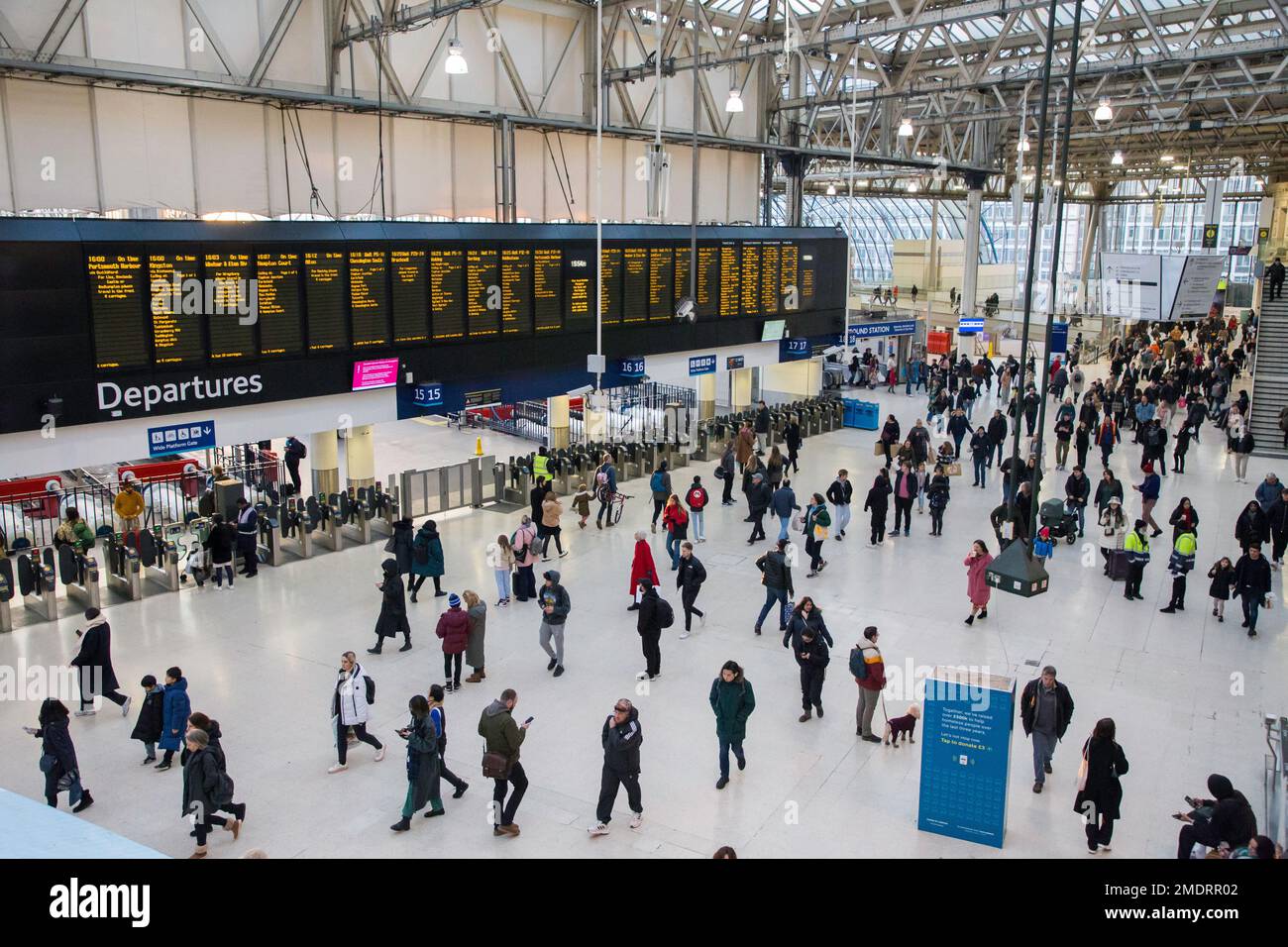 Waterloo Station London Stock Photo - Alamy