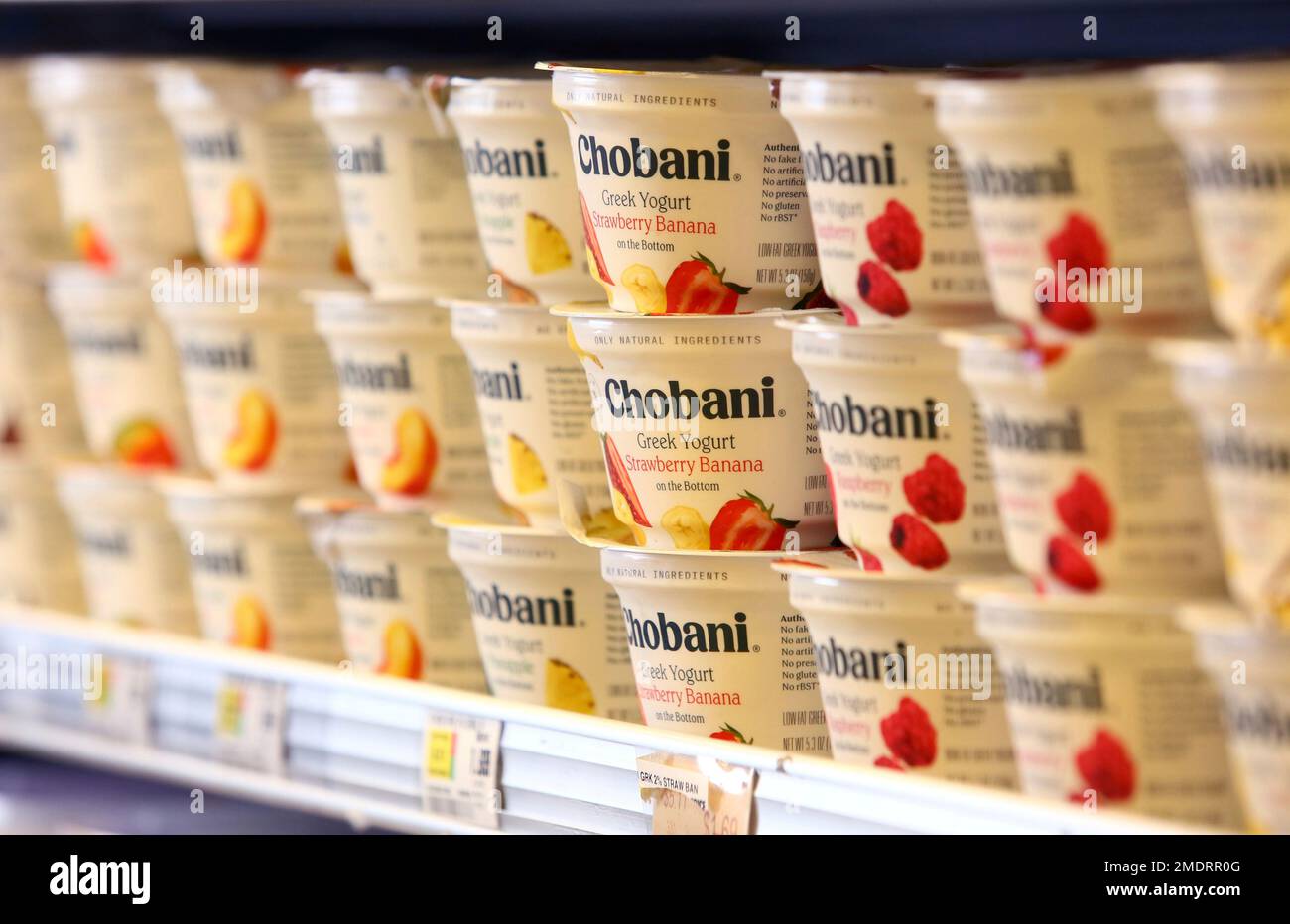IMAGE DISTRIBUTED FOR CHOBANI® - Single-serve Strawberry Banana Chobani ...