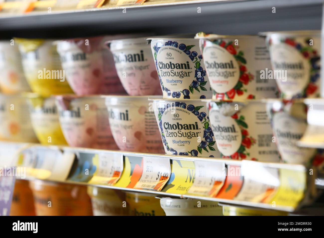 IMAGE DISTRIBUTED FOR CHOBANI® - Chobani® with Zero Sugar is seen on a ...