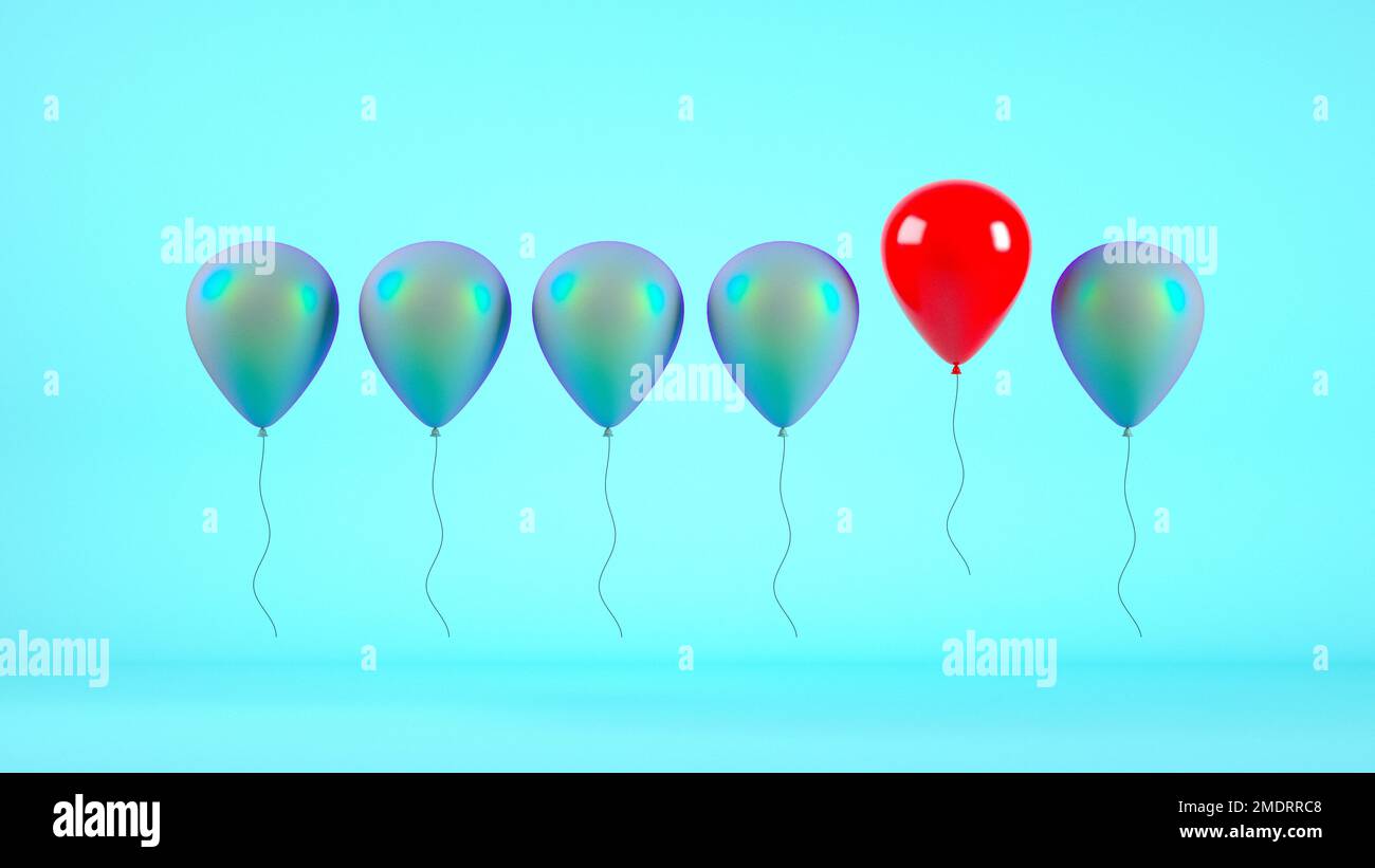 Balloon contrast hi-res stock photography and images - Alamy