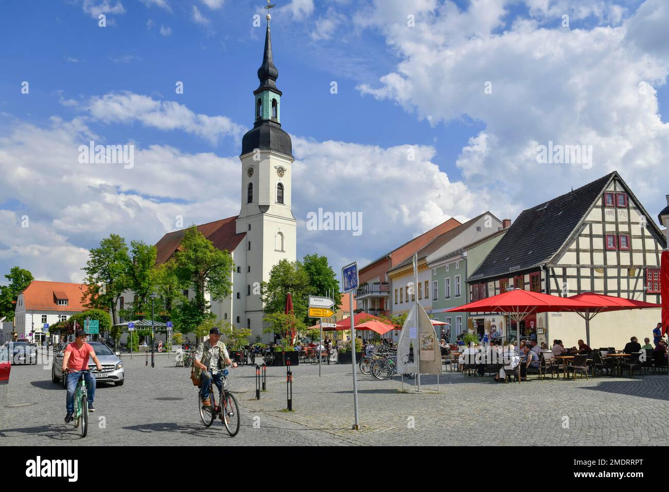 Stadtkirche St. Nikolai, Kirchplatz, Luebbenau, Brandenburg, Germany ...