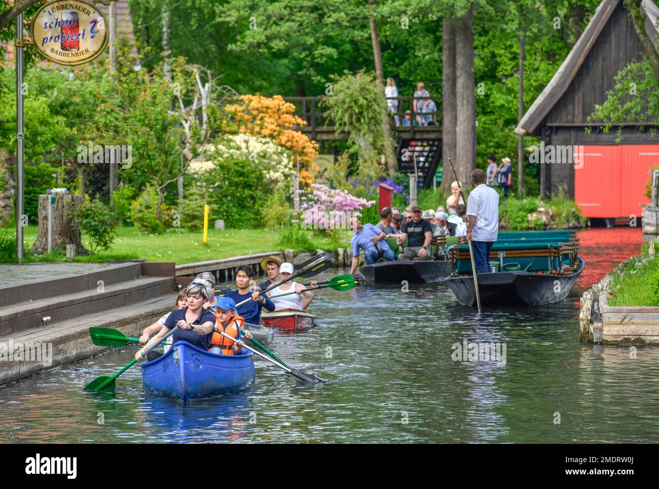 Spreewald punt boat hi-res stock photography and images - Alamy