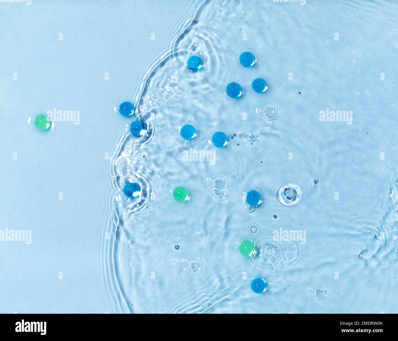 Abstract water, cosmetic background with waves and ripples and glass ...