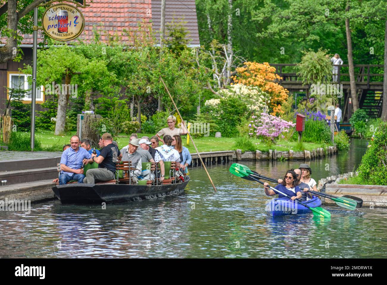 Spreewald punt boat hi-res stock photography and images - Alamy