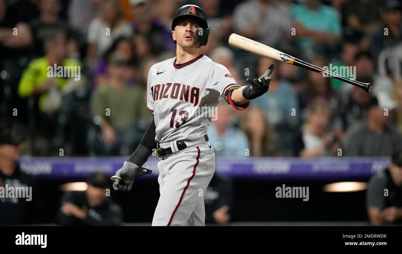 Arizona Diamondbacks shortstop Nick Ahmed (13) in the fifth inning of a ...