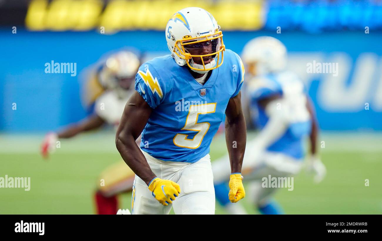 Los Angeles Chargers wide receiver Josh Palmer during the first half of ...