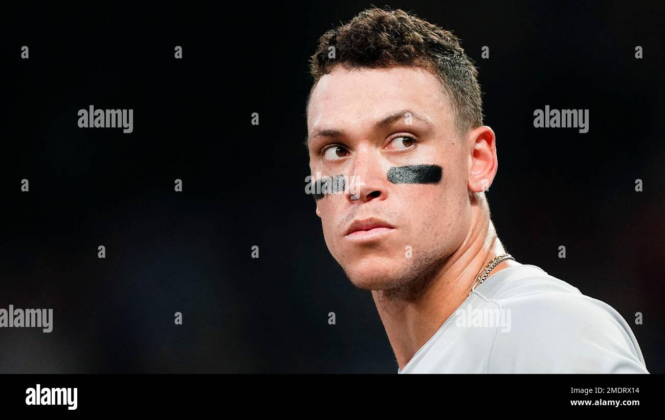 New York Yankees right fielder Aaron Judge (99) is shown during a ...