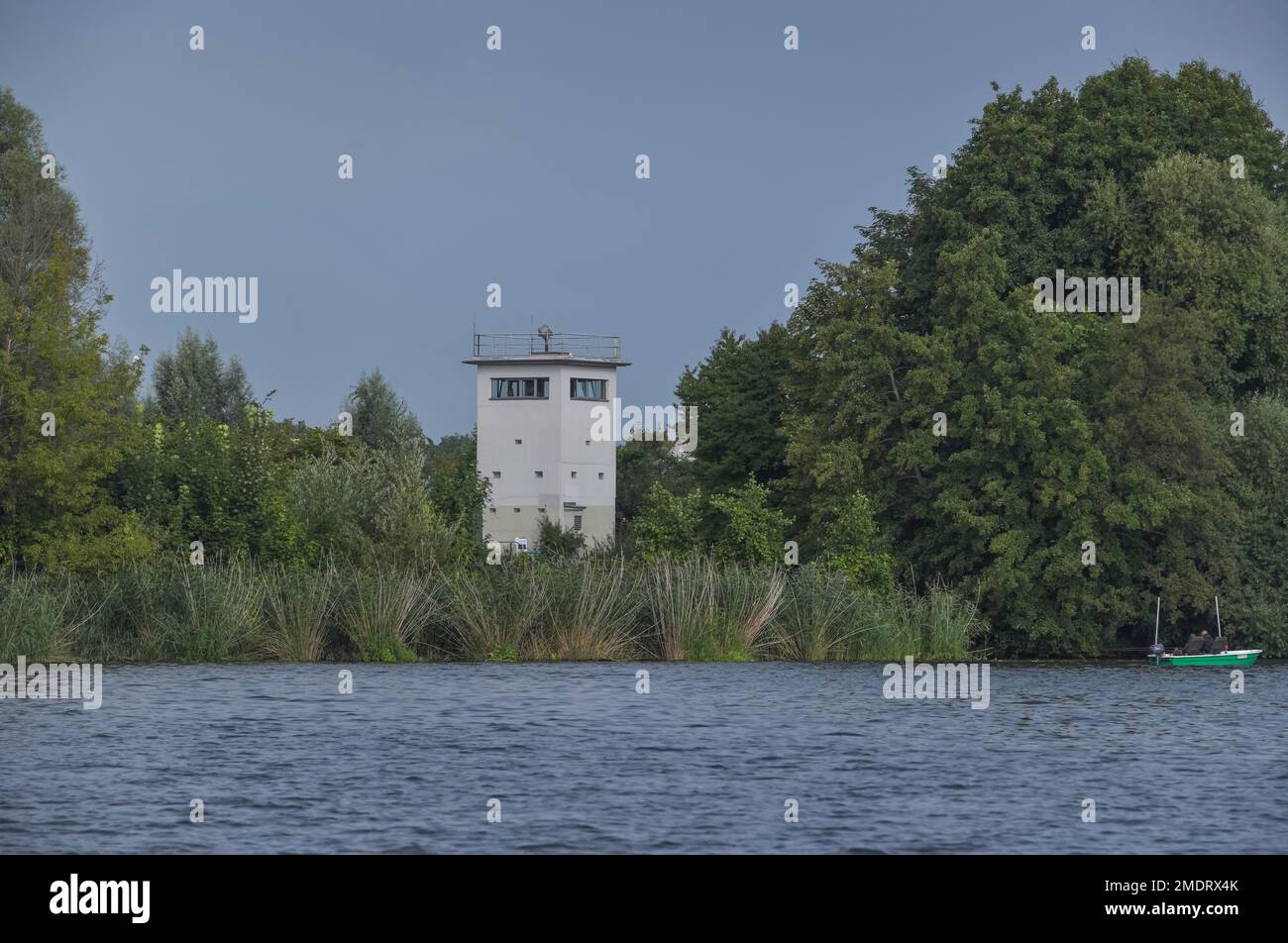 Nieder Neuendorf border tower, Hennigsdorf, Brandenburg, Germany Stock ...