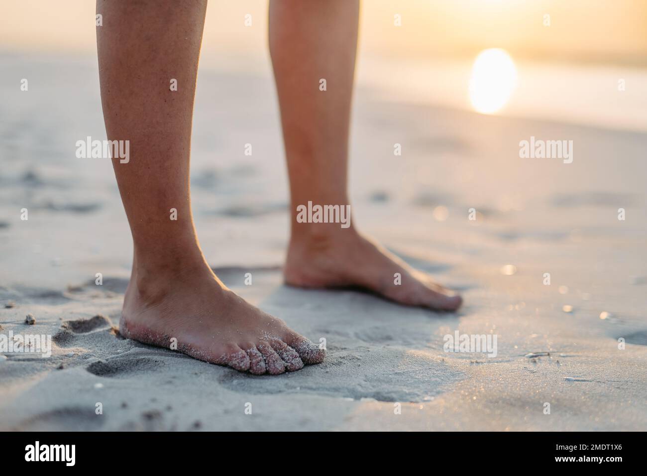 Womans feet close up hi-res stock photography and images - Alamy