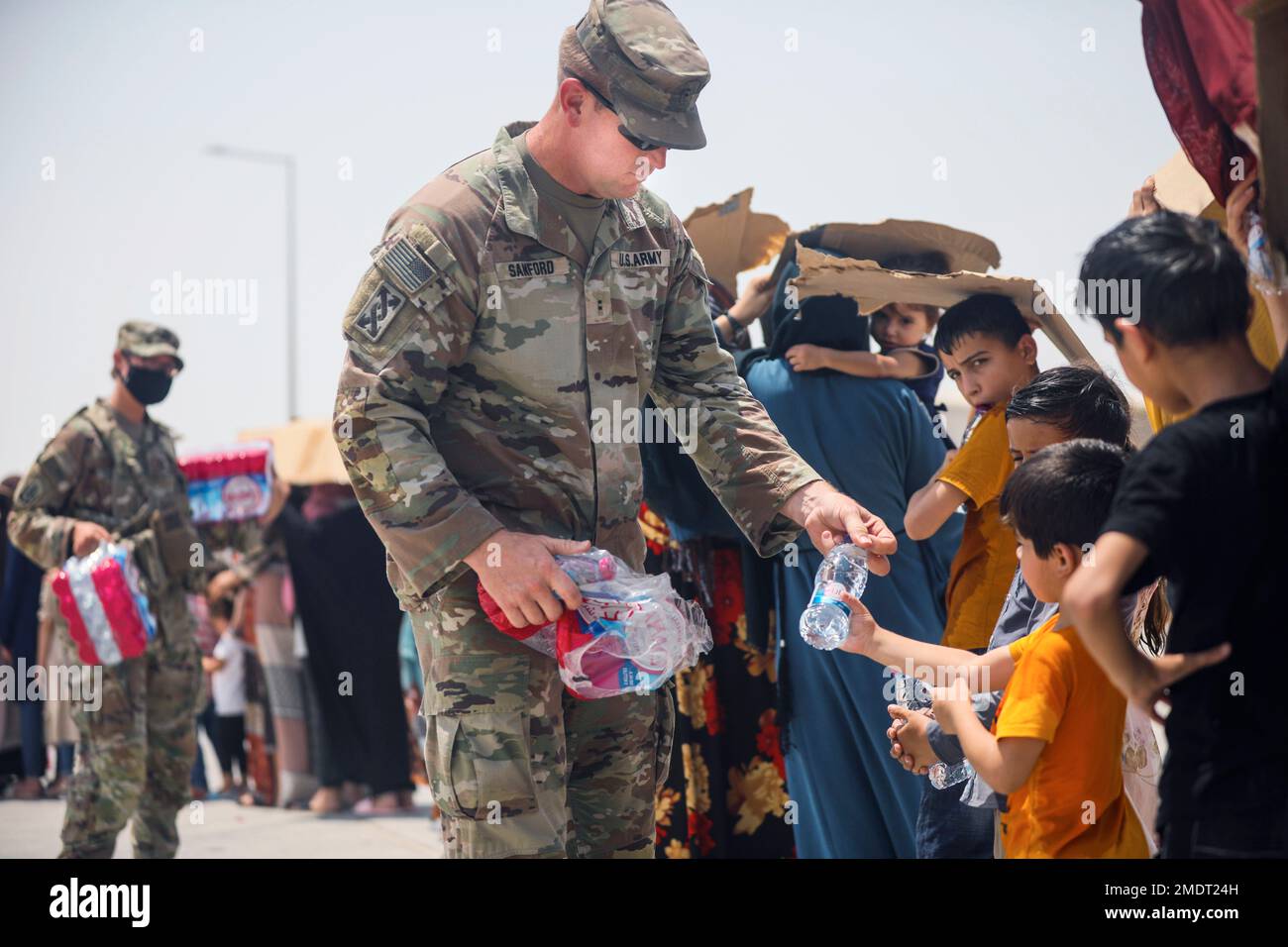 In this Aug. 21, 2021, photo provided by the U.S. Army, a U.S. Army ...