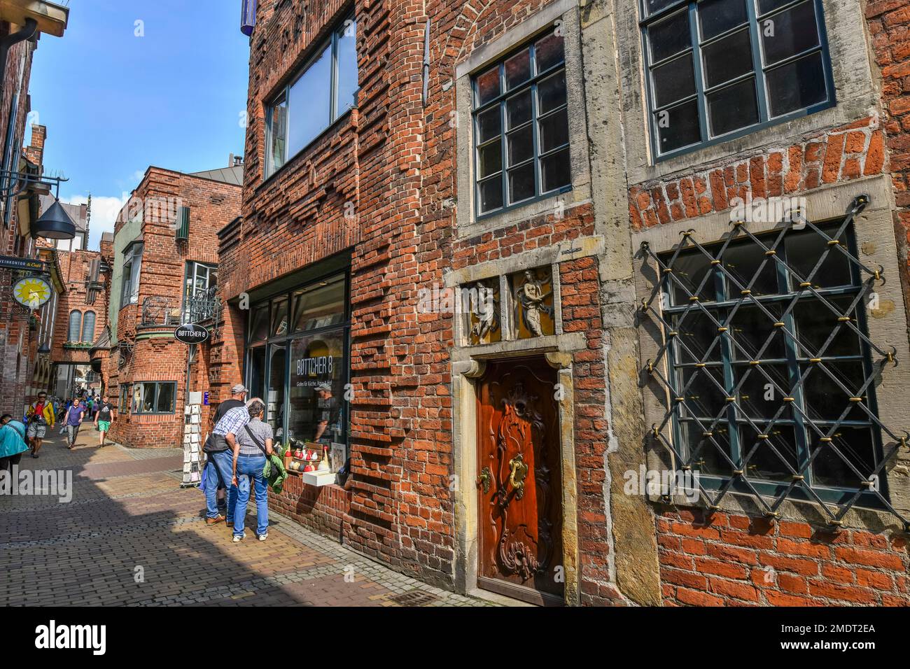 Boettcherstrasse, Old Town, Bremen, Germany Stock Photo - Alamy