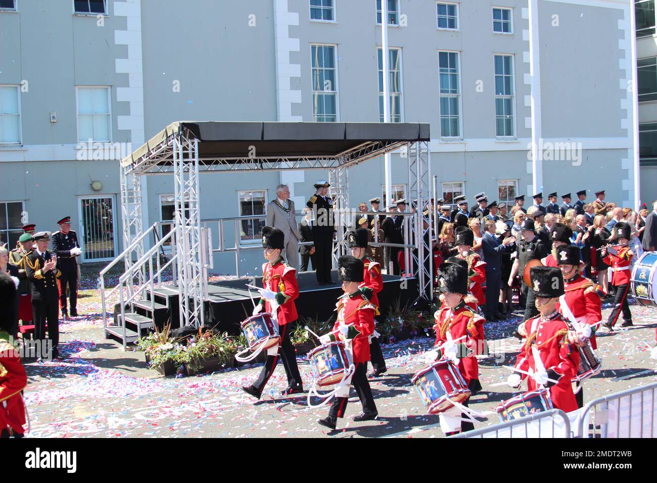 Princess Royal Princess Anne attending armed forces day in Llandudno ...