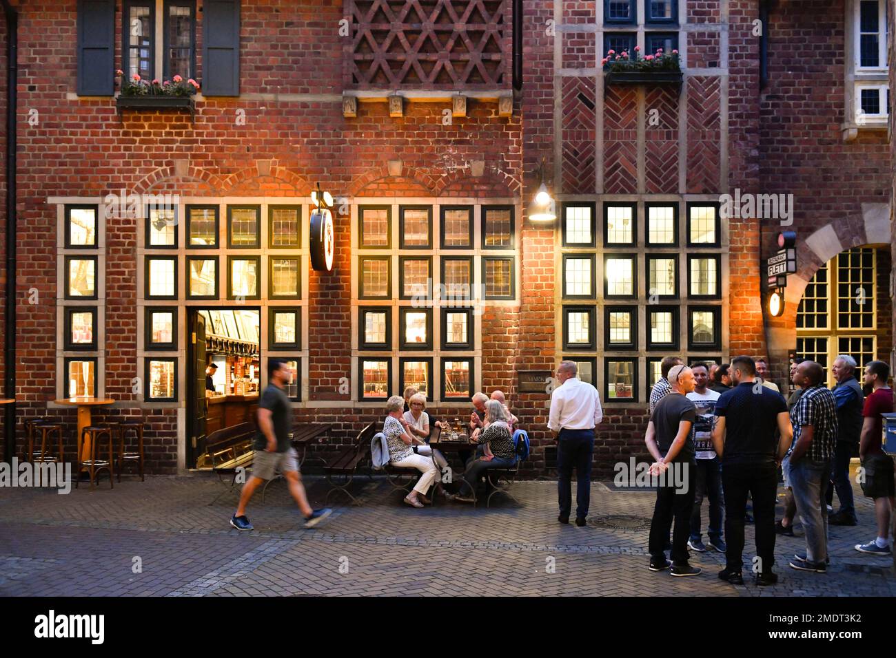 Restaurant Staendige Vertretung, Boettcherstrasse, Old Town, Bremen ...