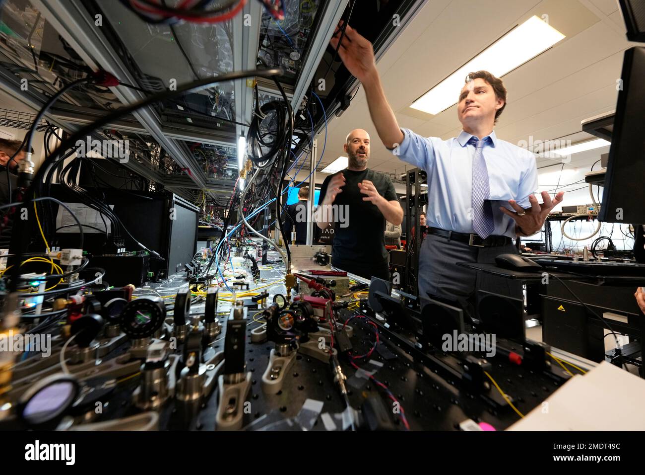 Prime Minister Justin Trudeau tours Xanadu Quantum Technologies as ...