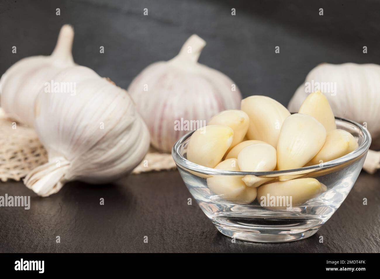 Garlic - Allium sativum; Chinese garlic seasoning for food Stock Photo ...