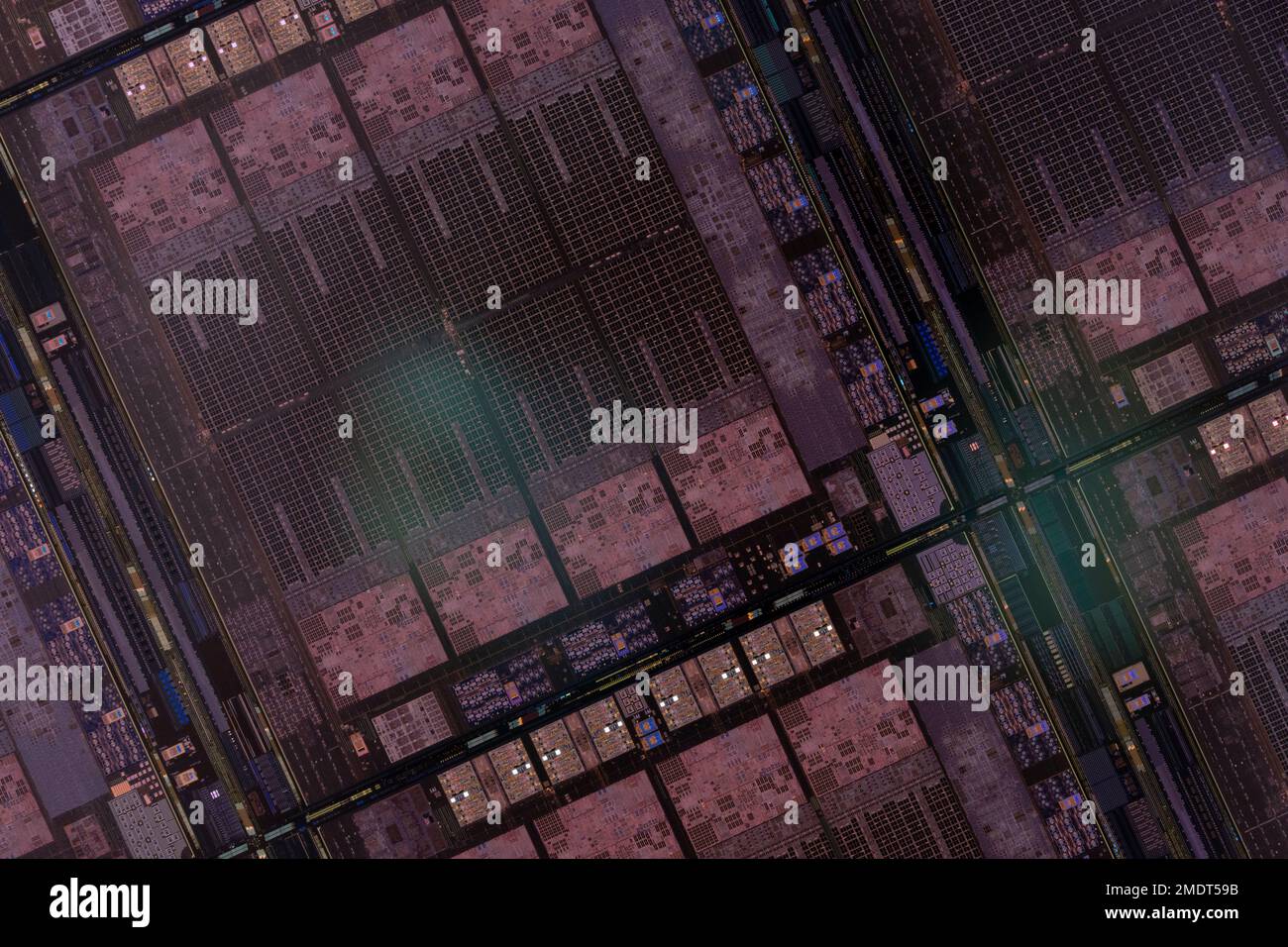 IMAGE DISTRIBUTED FOR IBM - IBM Telum Processors in mid-fabrication ...