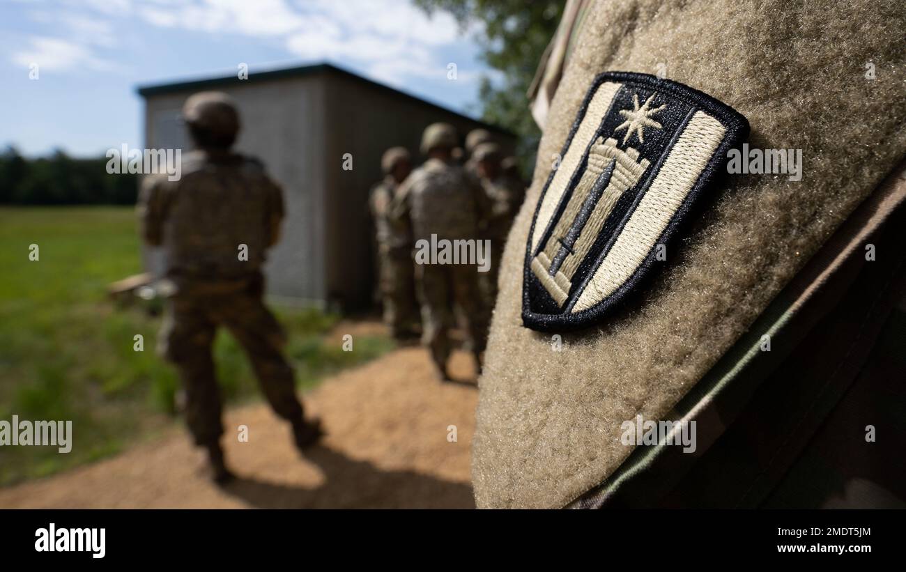 A U.S. Army Soldier assigned to the Headquarters, Headquarters Company ...