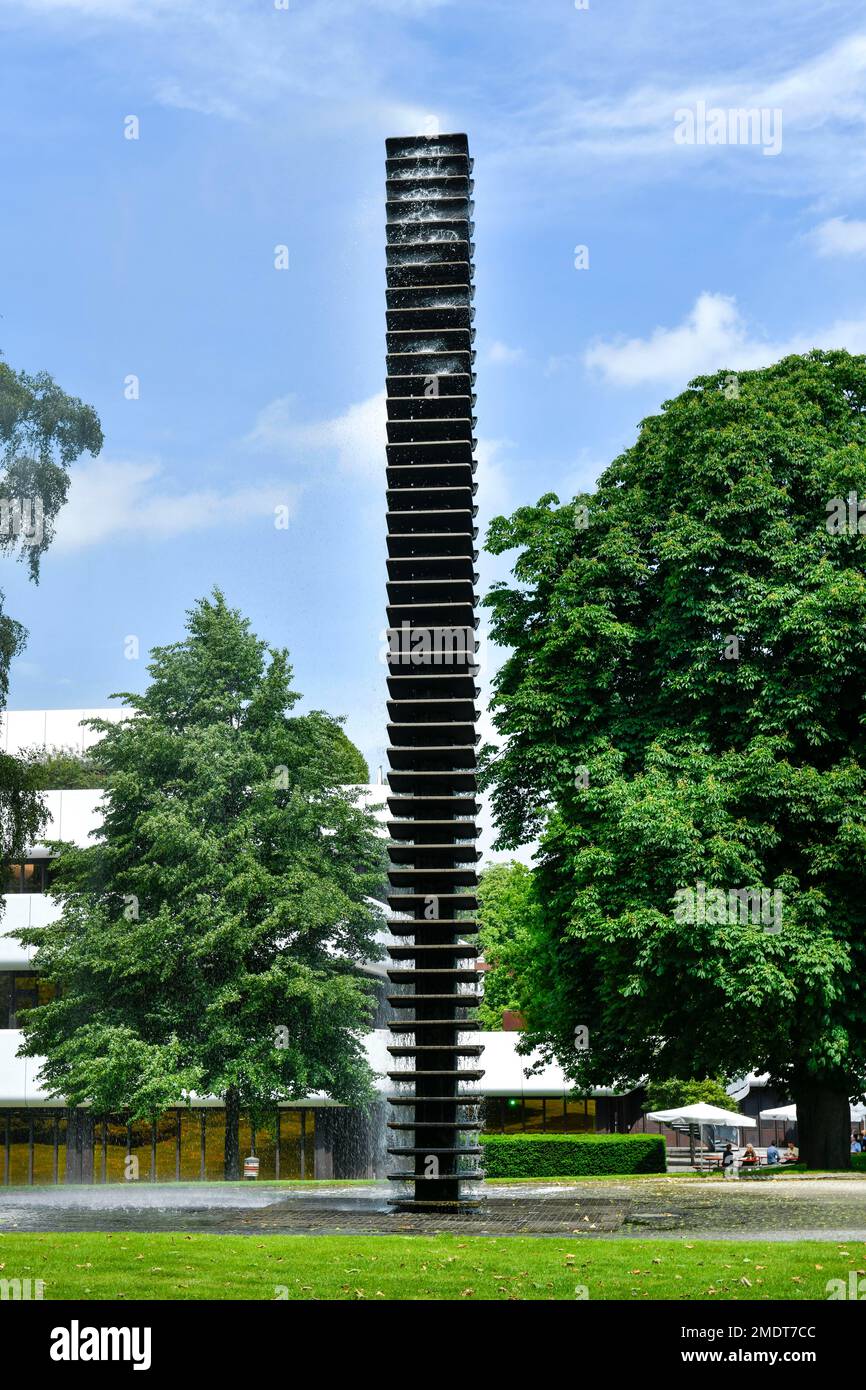 Water sculpture 1977 by Heinz Mack, Sculpture Park, LBS Westdeutsche ...