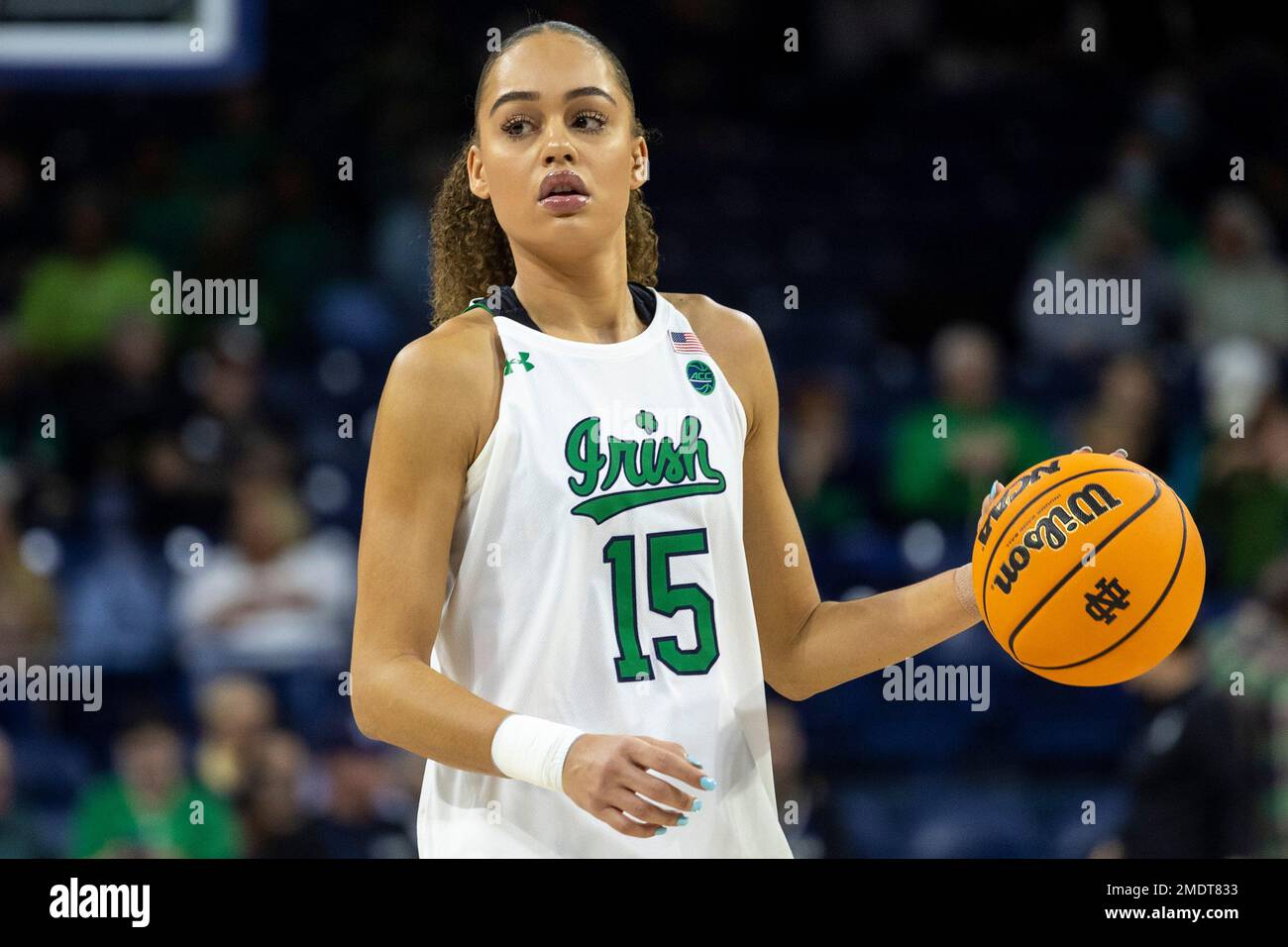 South Bend, Indiana, USA. 22nd Jan, 2023. Notre Dame forward Natalija ...