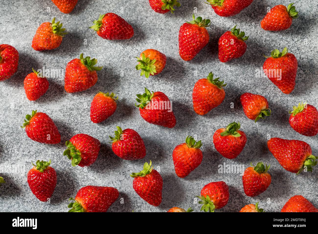 Raw Red Organic Sweet Strawberries in a Bowl Ready to Eat Stock Photo ...