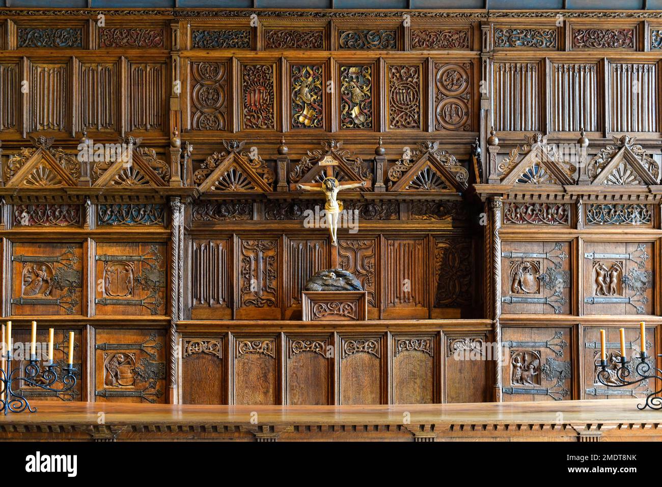 Detail, Peace Hall, Historic Town Hall, Prinzipalmarkt, Muenster, North ...